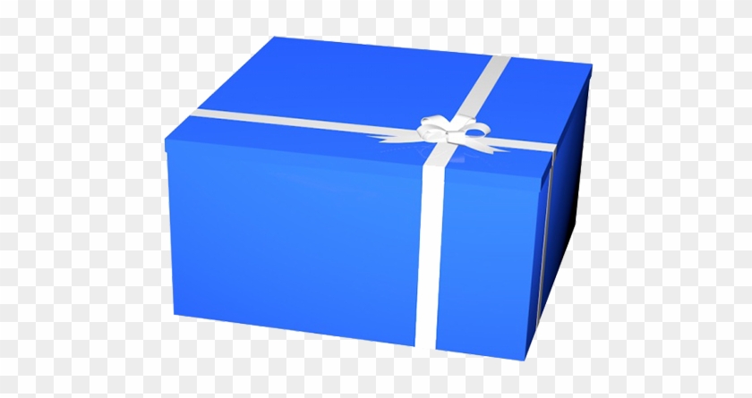 Blue Birthday Gift Box Clipart - Birthday - Full Size PNG Clipart ...