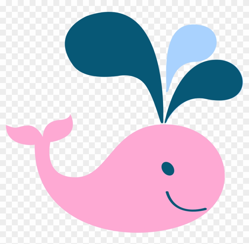 Pink - Baby - Whale - Clipart - Pink Whale - Full Size PNG Clipart Images Download