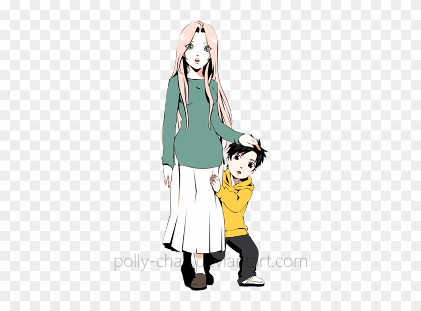 Sakura With Child 2 By Polly-chan - Anime - Full Size PNG Clipart ...