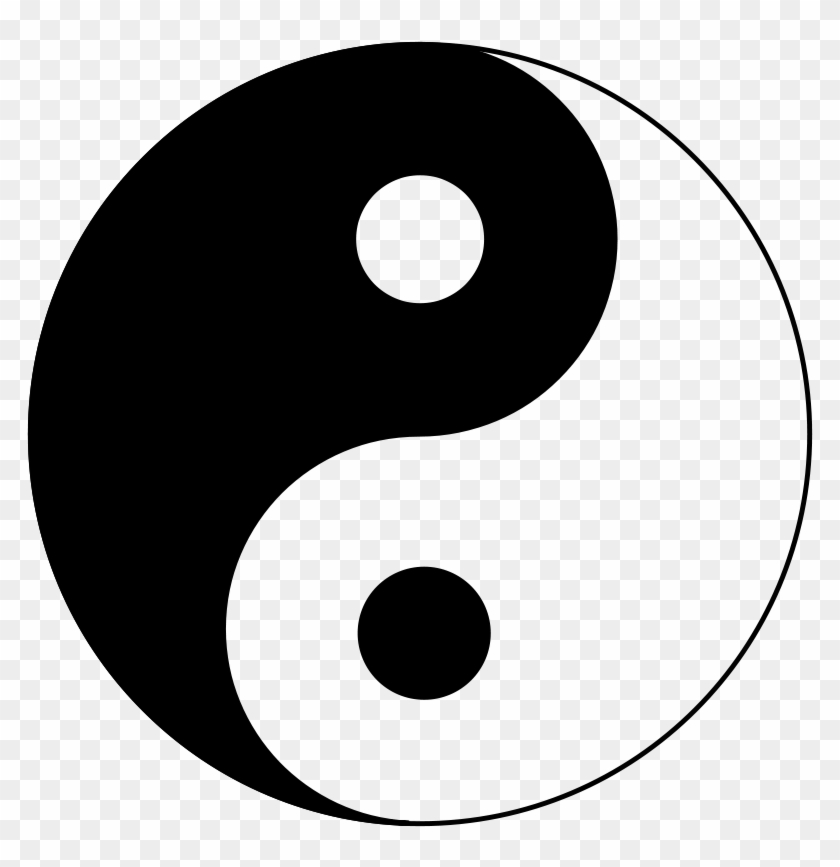 Ying Yang Free Vector 4vector Clip Art Yin - Yin Yang - Full Size PNG ...