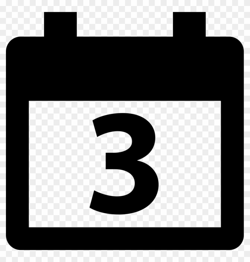 Daily Calendar On Day 3 Vector - Day 3 Calender Transparent - Full Size ...