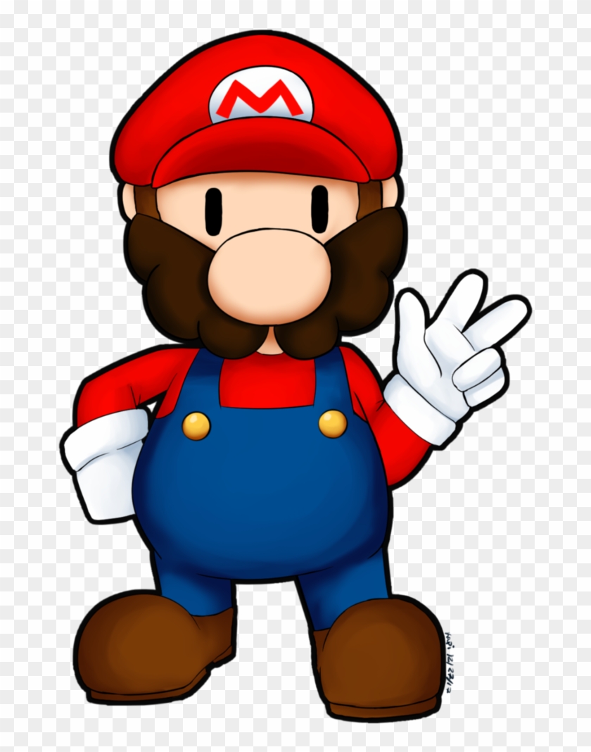 Mario Gift By Troodonthedestroyer - Cartoon - Free Transparent PNG ...