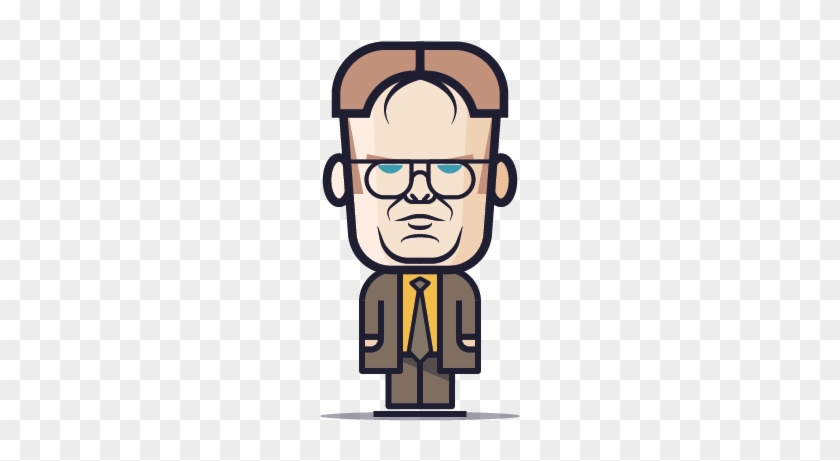 Loogmoji Of Dwight Schrute - Dwight Schrute - Full Size PNG Clipart ...