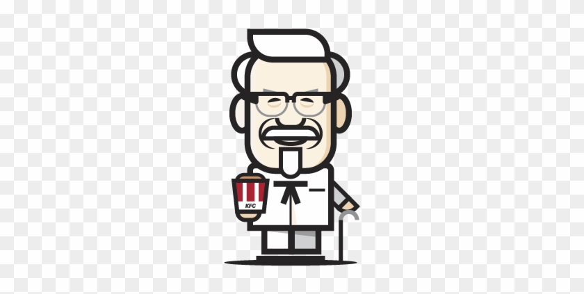 Loogmoji Of Colonel Sanders - Colonel Sanders - Full Size PNG Clipart ...