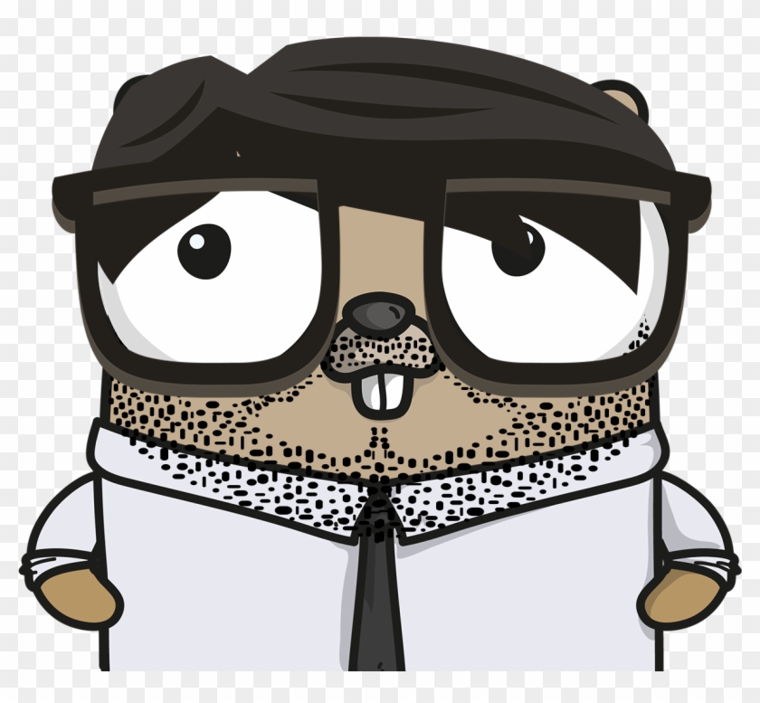 Addthis Sharing Buttons - Gopher With Glasses - Full Size PNG Clipart ...