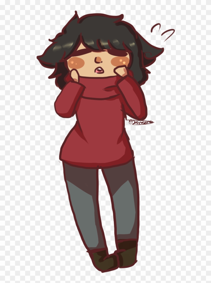 Sweater Weather By Jeonsona - Cartoon - Free Transparent PNG Clipart ...