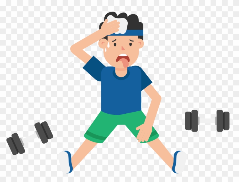 Open - Workout Cartoon - Full Size PNG Clipart Images Download