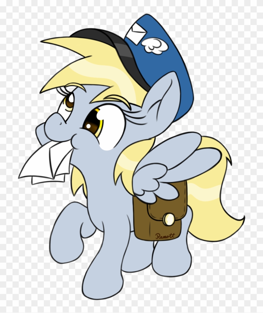Mailmare Derpy By Ramott - Cartoon - Free Transparent PNG Clipart ...