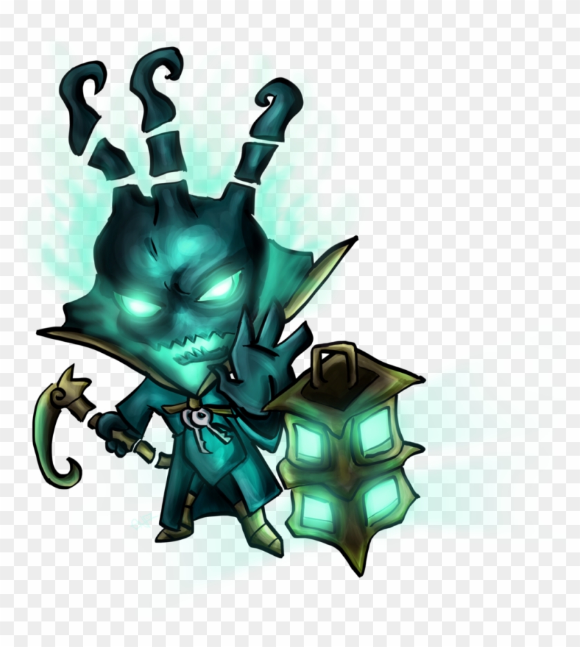 Chibi Thresh By Ena The Original On Deviantart League - Thresh Png ...