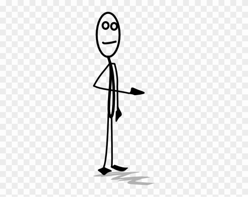 Standing Up Stick Figure - Full Size PNG Clipart Images Download