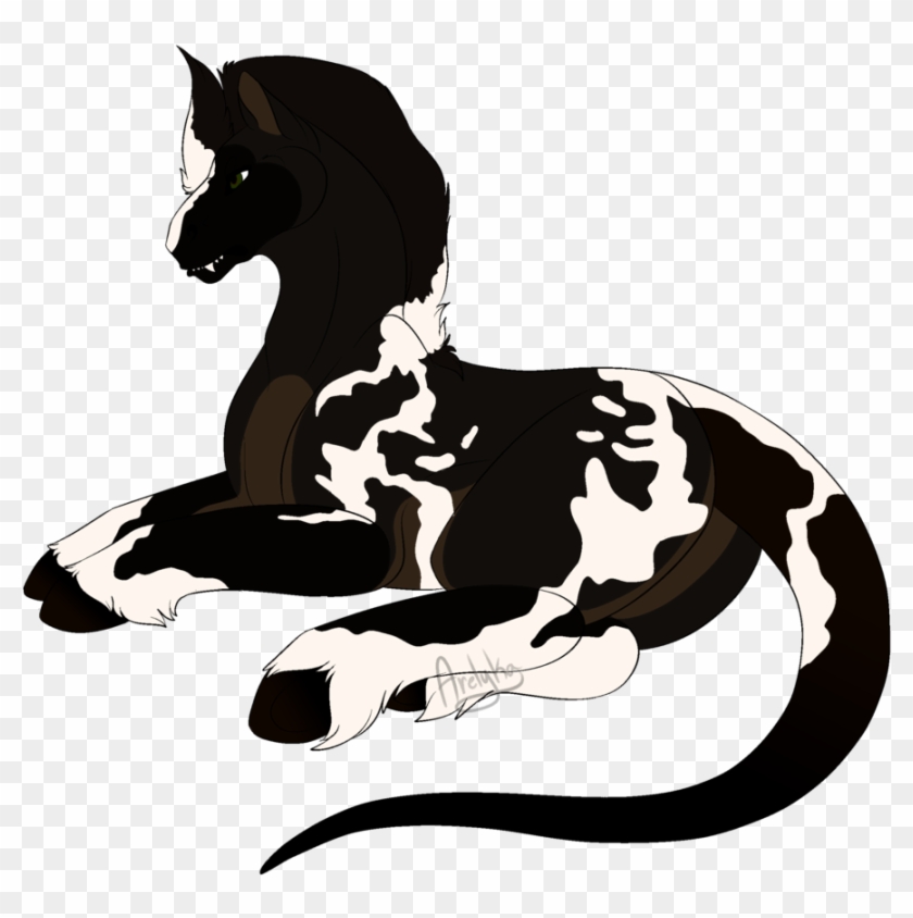 Chunky Grumpy Raptor Horse By The Biack Parade - Illustration - Full ...