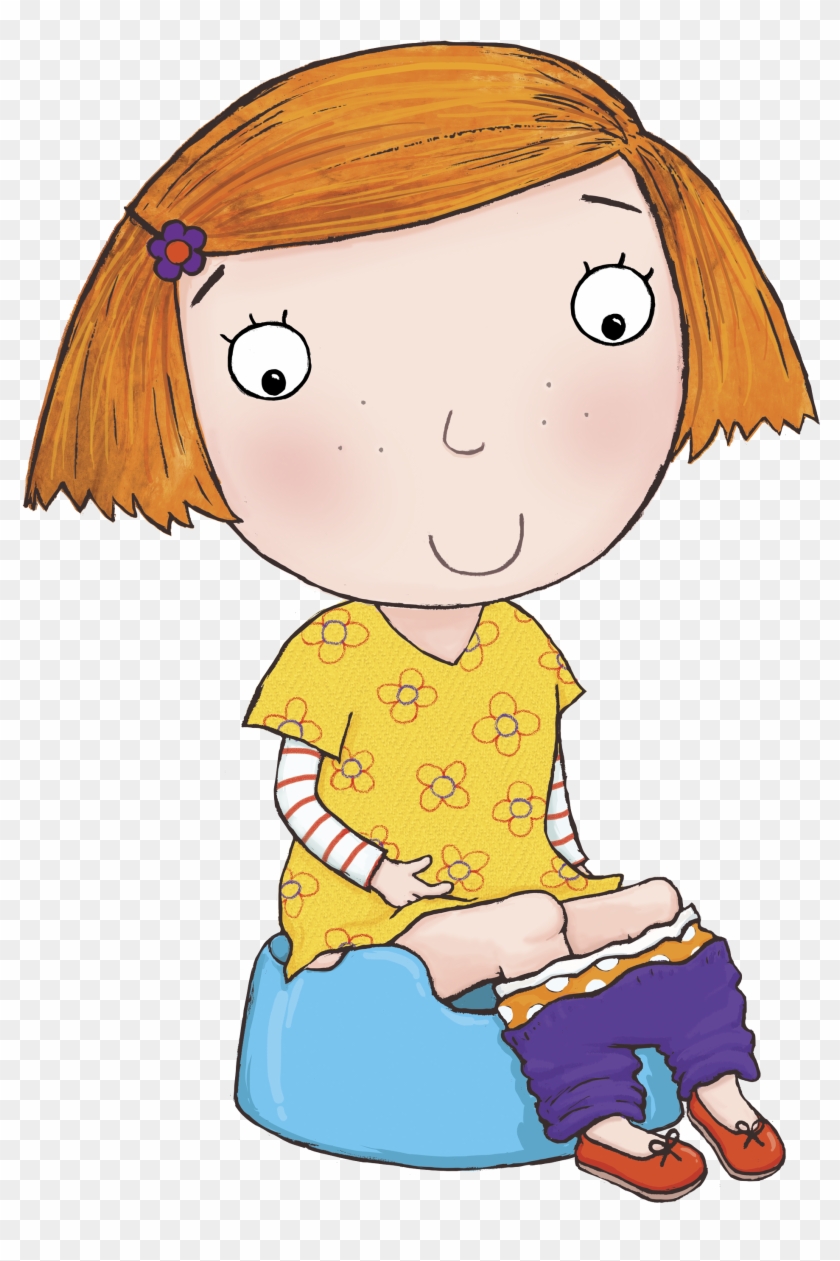 Girl On Potty - Potty Training Animated - Full Size PNG Clipart Images ...