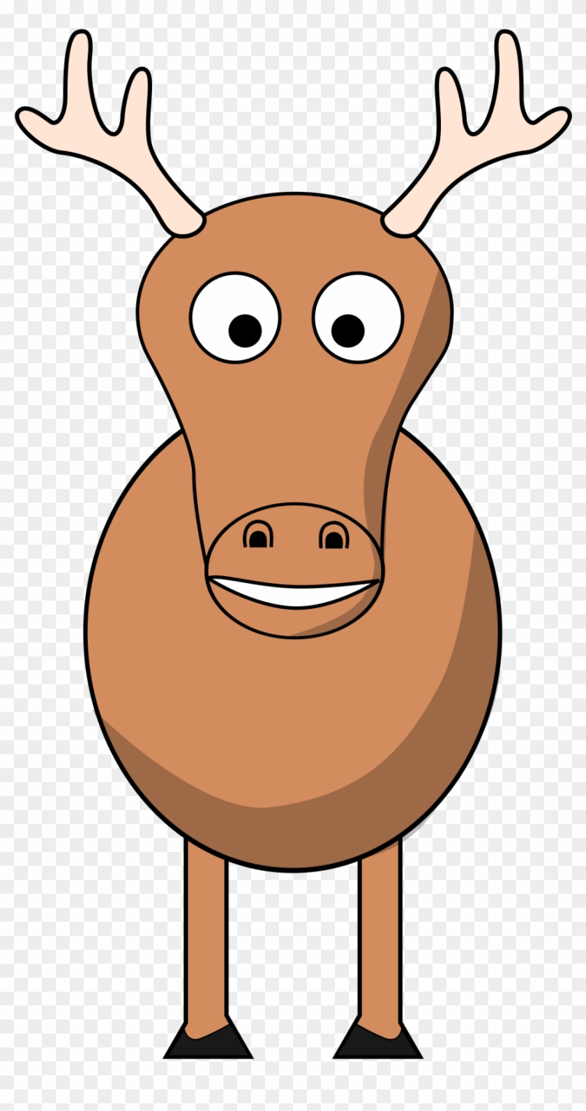 Big Image - Cartoon Riendeer Png - Free Transparent PNG Clipart Images ...