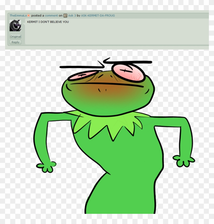 5 By Ask Kermet Da Froug - Cartoon - Free Transparent PNG Clipart ...