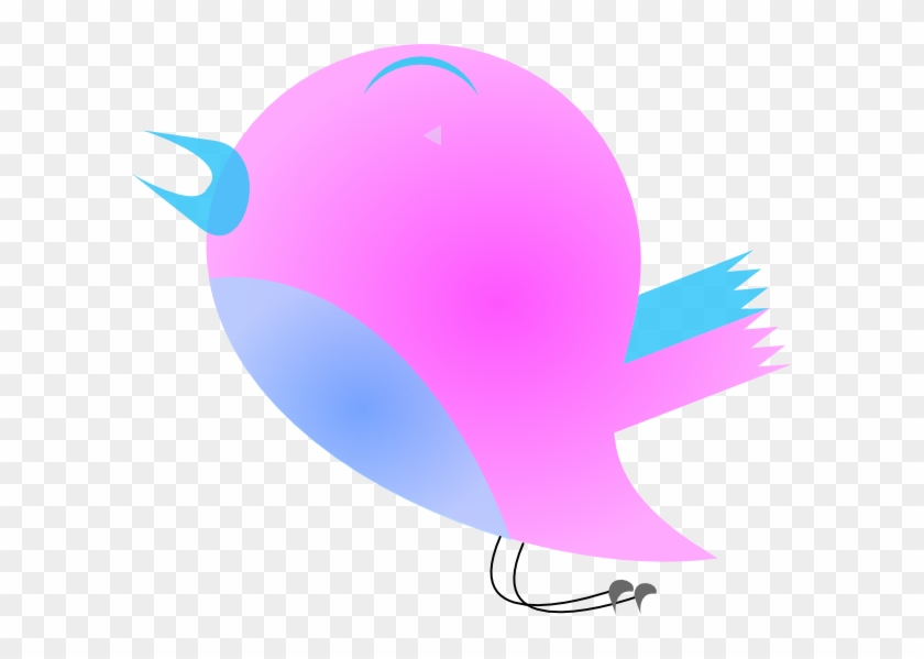 Pink Blue Bird Clip Art At Clker - Clip Art - Free Transparent PNG ...