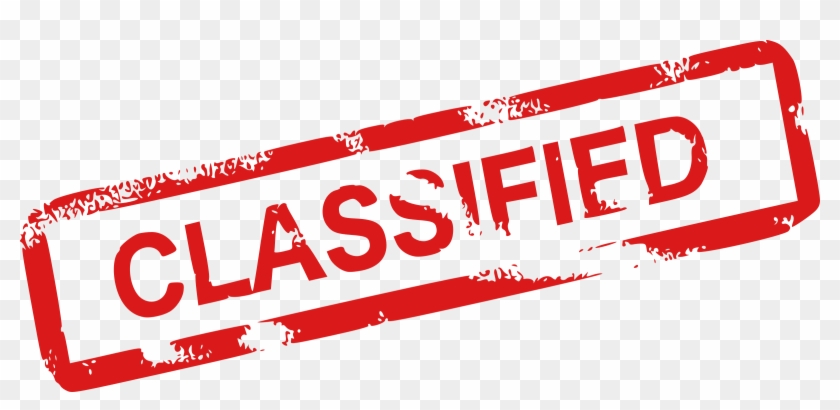 Clip Art Details - Transparent Background Classified Stamp - Full Size ...