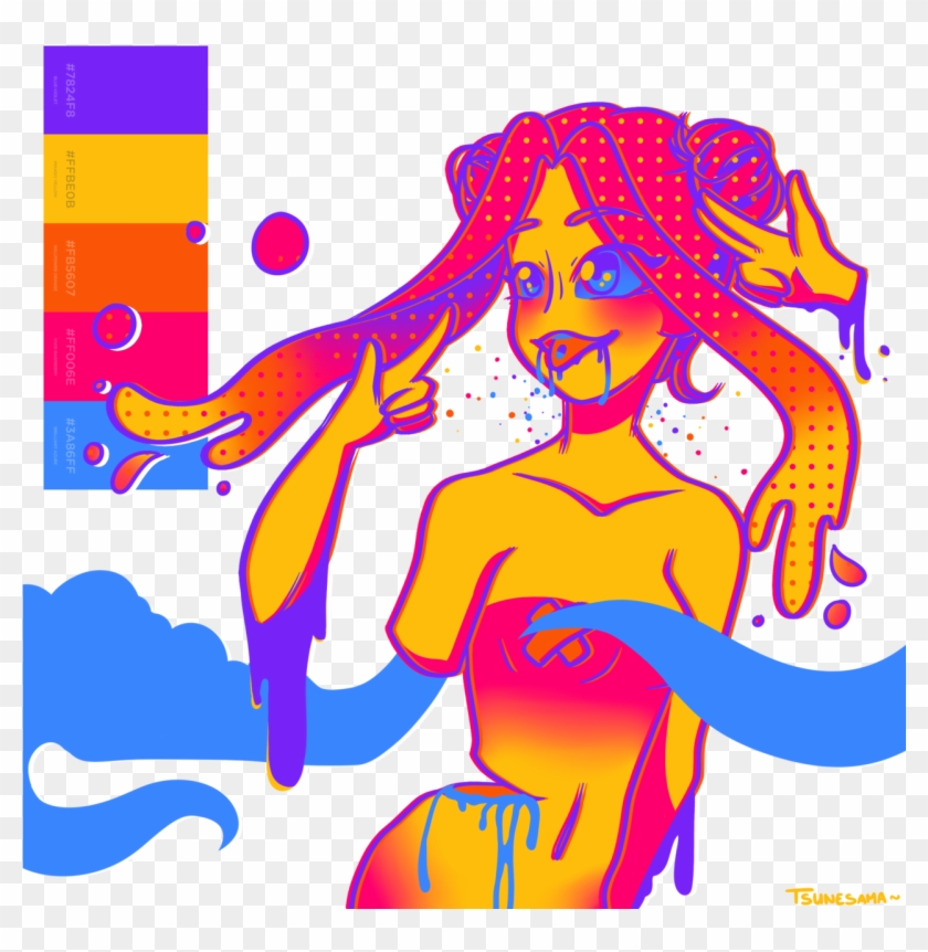 Tsune On Acid~ By Nyoonchan - Acid - Free Transparent PNG Clipart ...