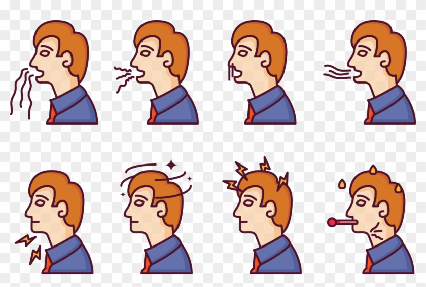 Chest Congestion - Drawing - Full Size PNG Clipart Images Download