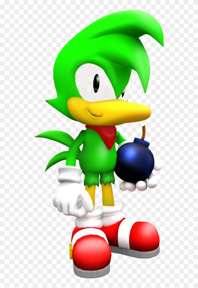 Bean The Dynamite And His's Bomb, Render By Nibrocrock - Bean De Sonic ...