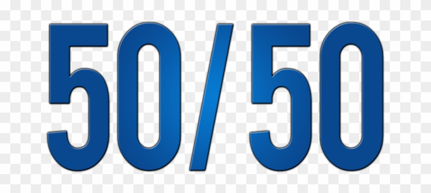 50/50 Image - 50 50 Transparent Background - Full Size PNG Clipart Images Download