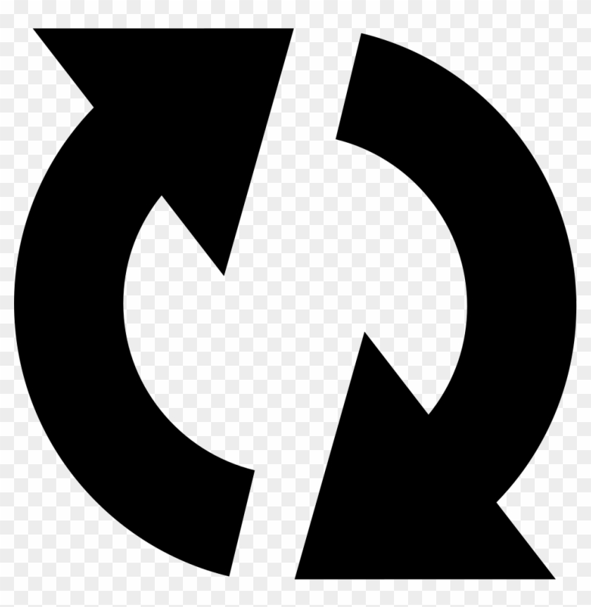 Two Gross Arrows Circle Rotating Clockwise Comments - Two Arrows In A ...