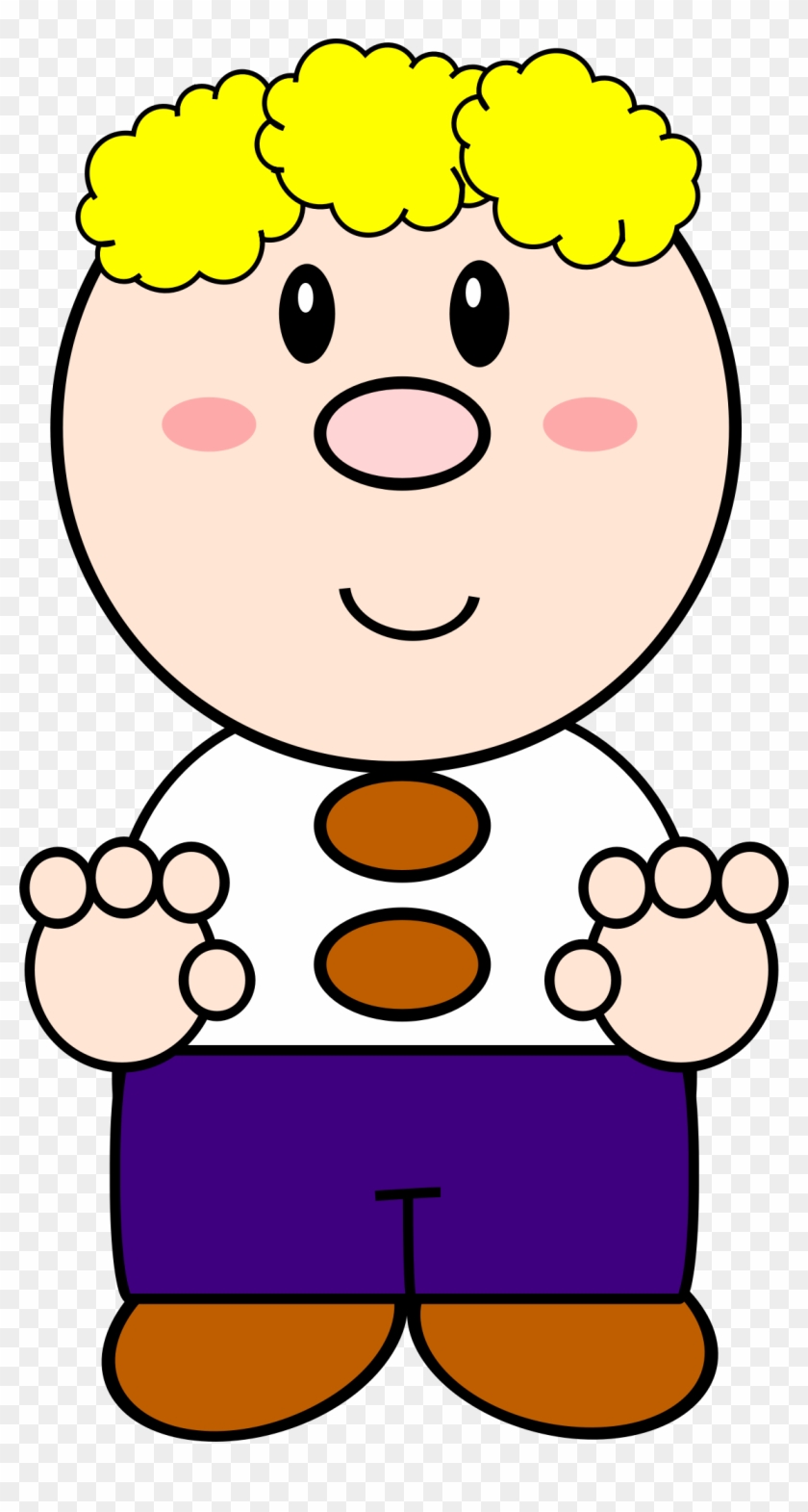 Basic - Kartun Anak Rambut Keriting - Full Size PNG Clipart Images Download