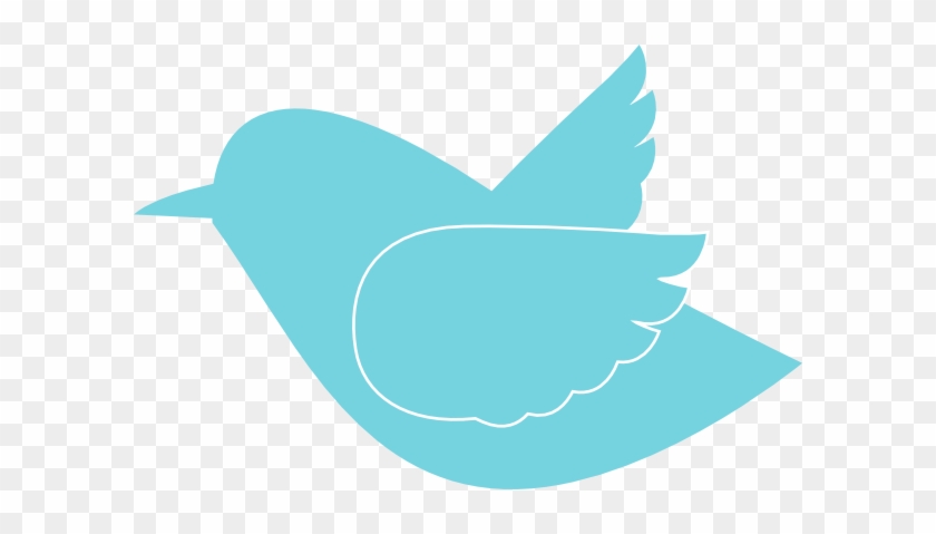 Turquoise Clipart Bird Silhouette - Twitter New Logo Transparent - Full ...