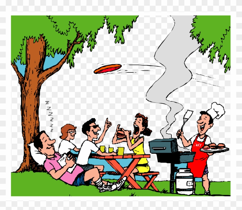 Barbecue Animation Anime - Gif Repas Entre Amis - Full Size PNG Clipart ...