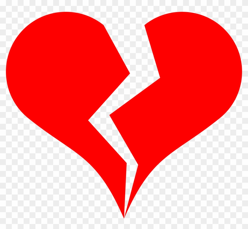 Open - Clip Art Of A Broken Heart - Full Size PNG Clipart Images Download