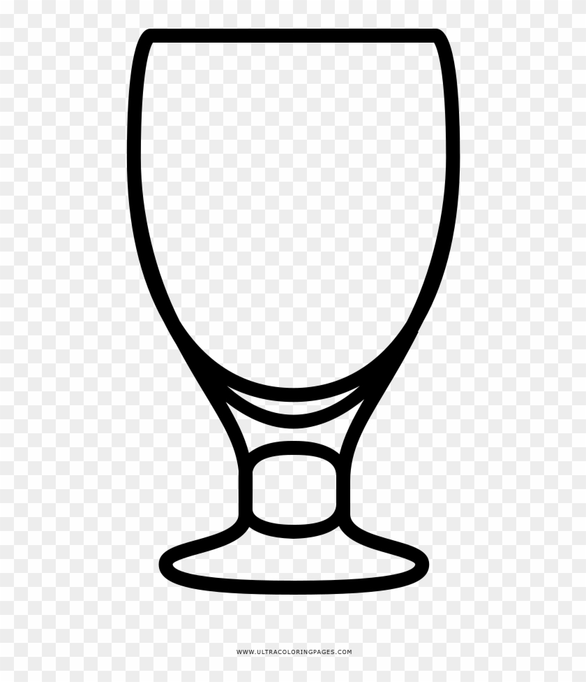 Goblet Coloring Page - Drawing - Full Size PNG Clipart Images Download
