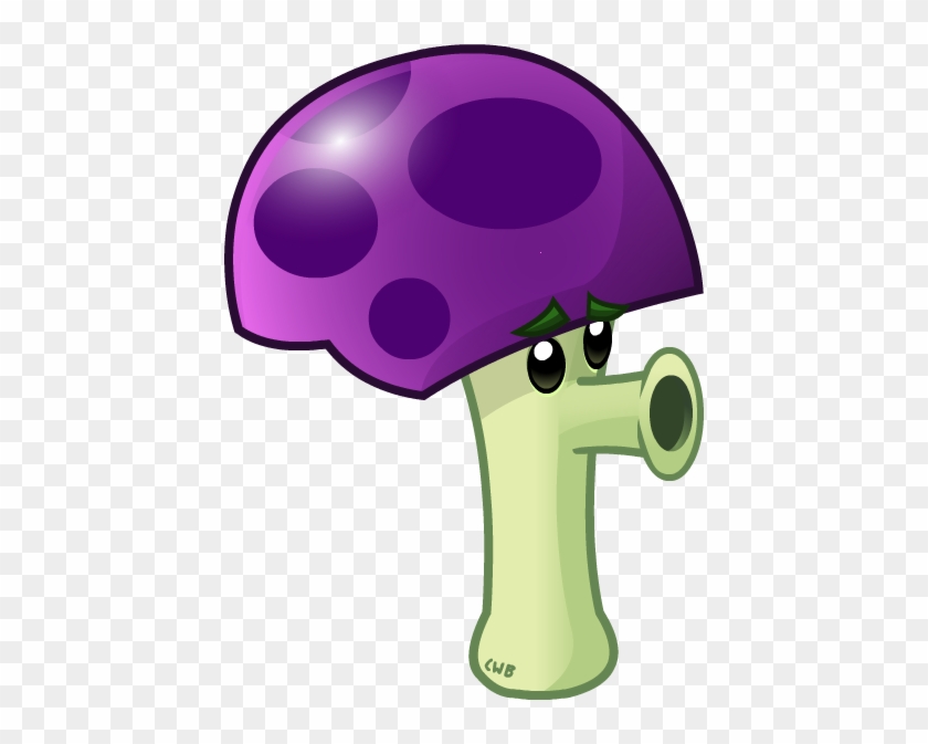 Scaredy Shroom By Lolwutburger - Pvz 2 Puff Shroom - Full Size PNG ...
