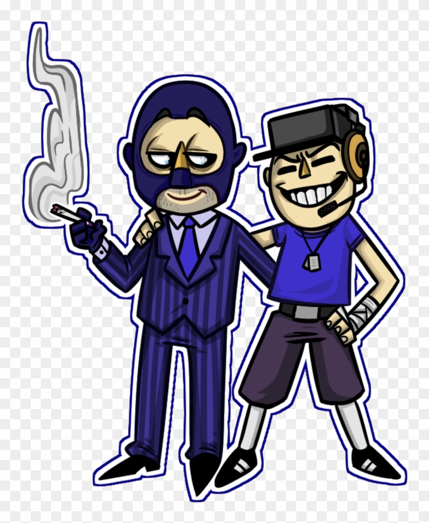 Father And Son Tf2 By Madhouse Icecream - Cartoon - Full Size PNG ...