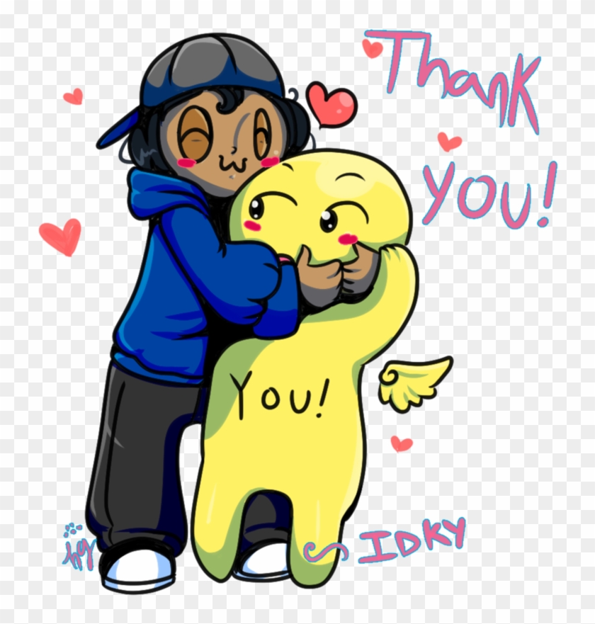 Thank You Peeps By Idky-hannahfu - Cartoon - Full Size PNG Clipart ...