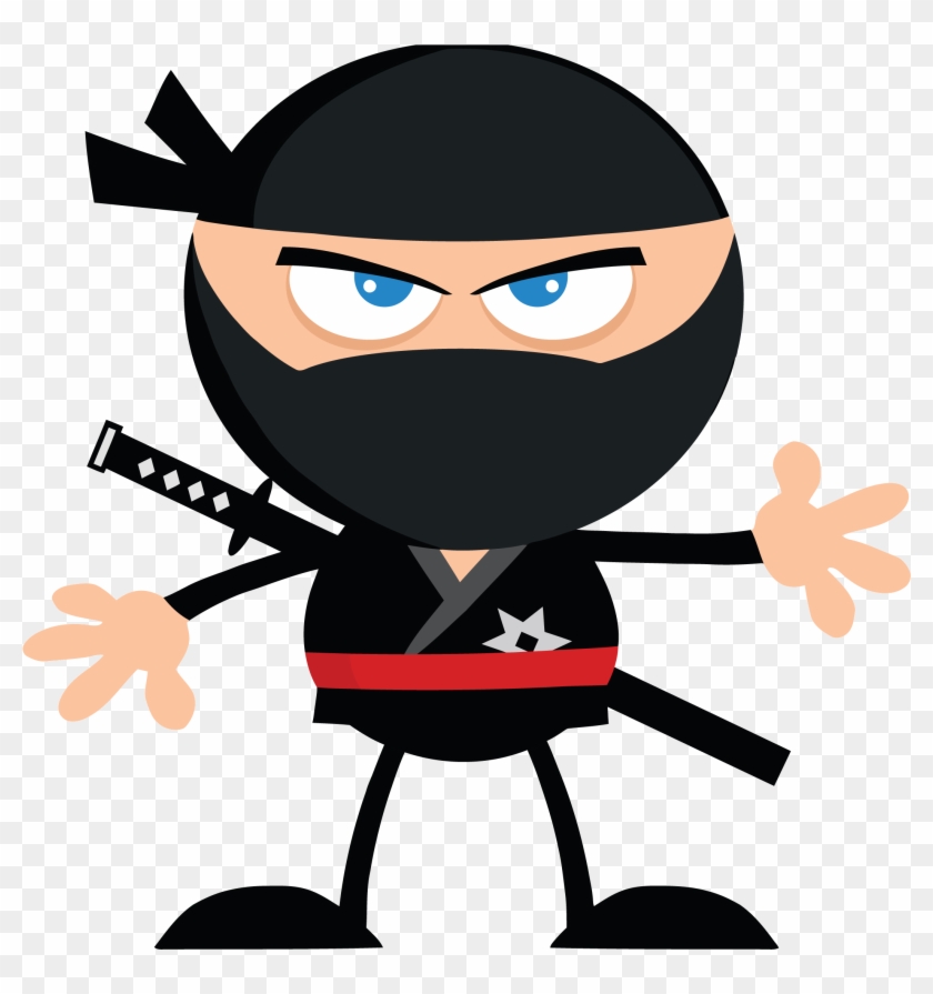 Be A Git Ninja - Ninja Cartoon - Full Size PNG Clipart Images Download