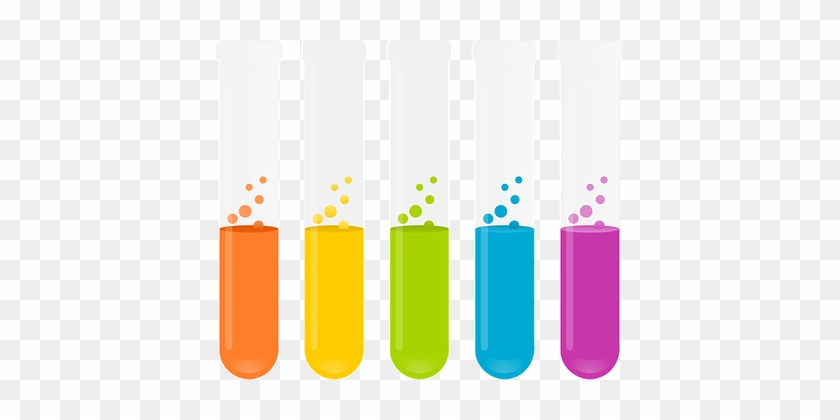 Test Tubes Reagents Chemistry Experiment L - Test Tubes Clipart - Full ...