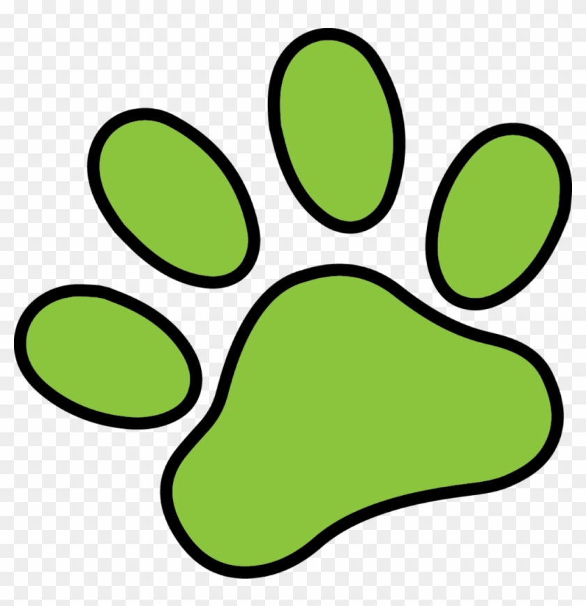 Green Paw Small - Paw - Free Transparent PNG Clipart Images Download