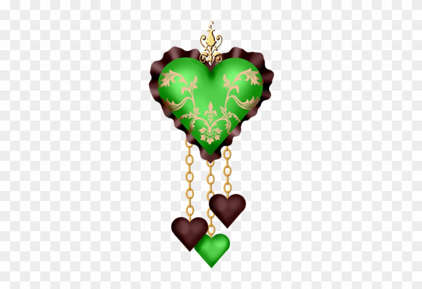 Dangle Hearts - Clip Art - Full Size PNG Clipart Images Download