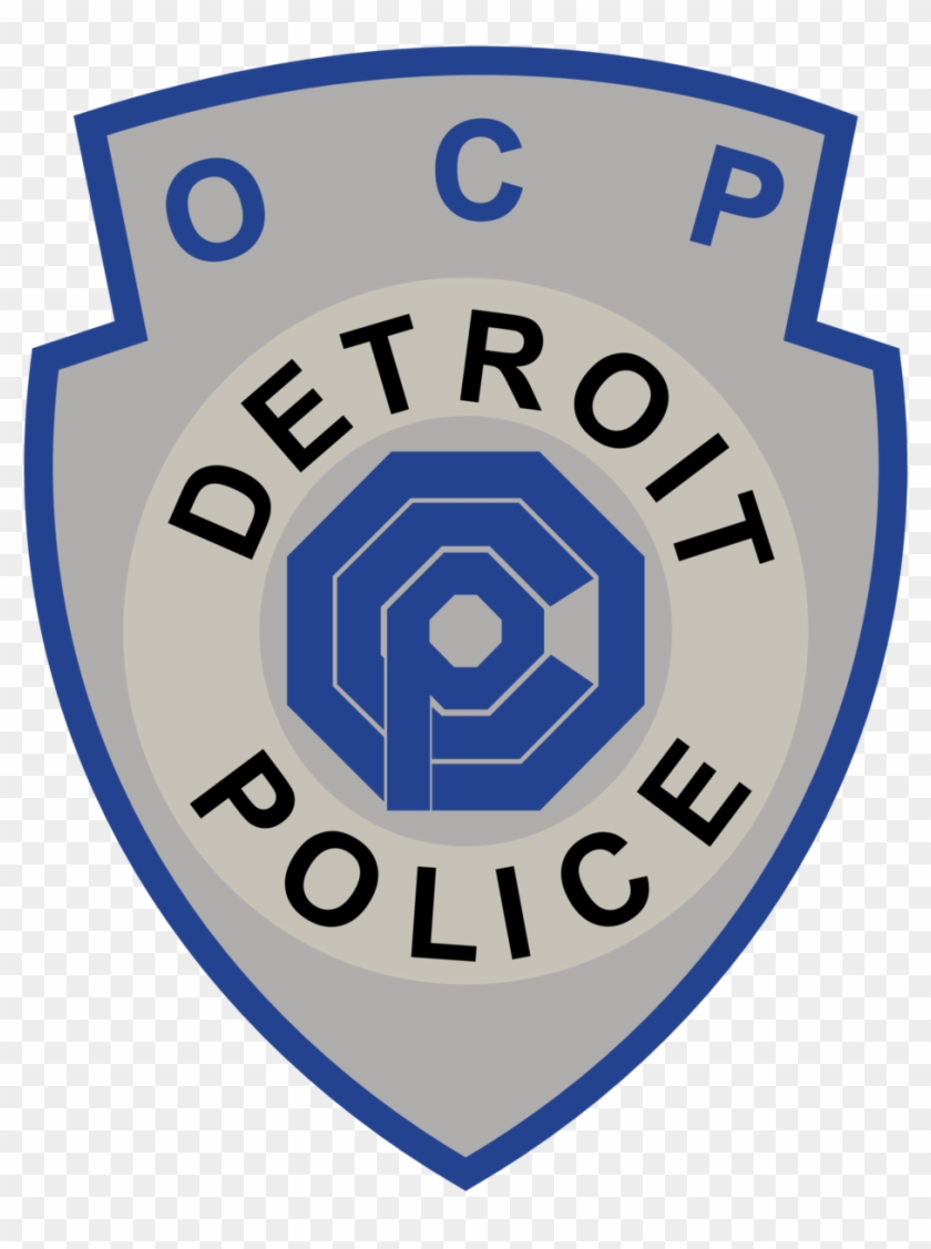 Ocp Detroit Police Badge By Pointingmonkey - Circle - Full Size PNG ...