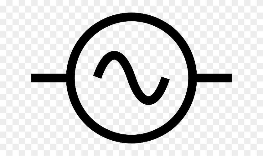 Generator Symbol, Electric, Power, Circuit, Supply, - Ac Power Supply ...