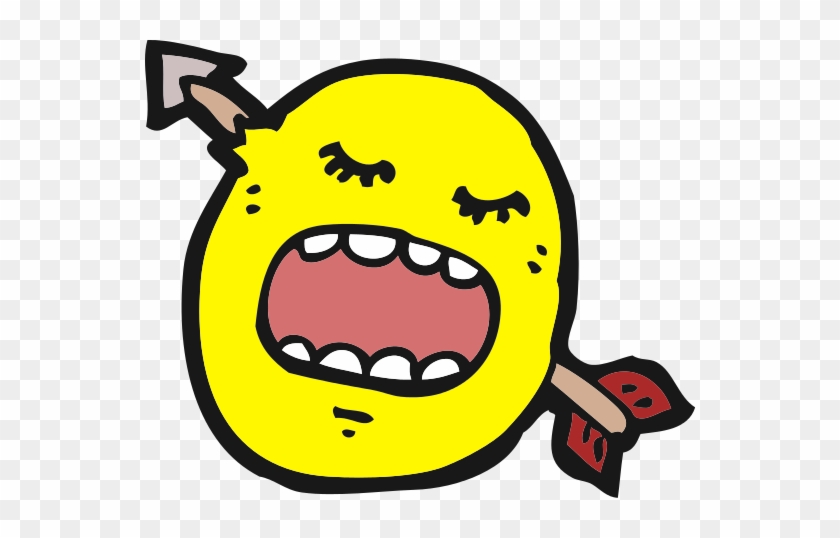 Arrow And Smiley - Emoticon - Full Size PNG Clipart Images Download