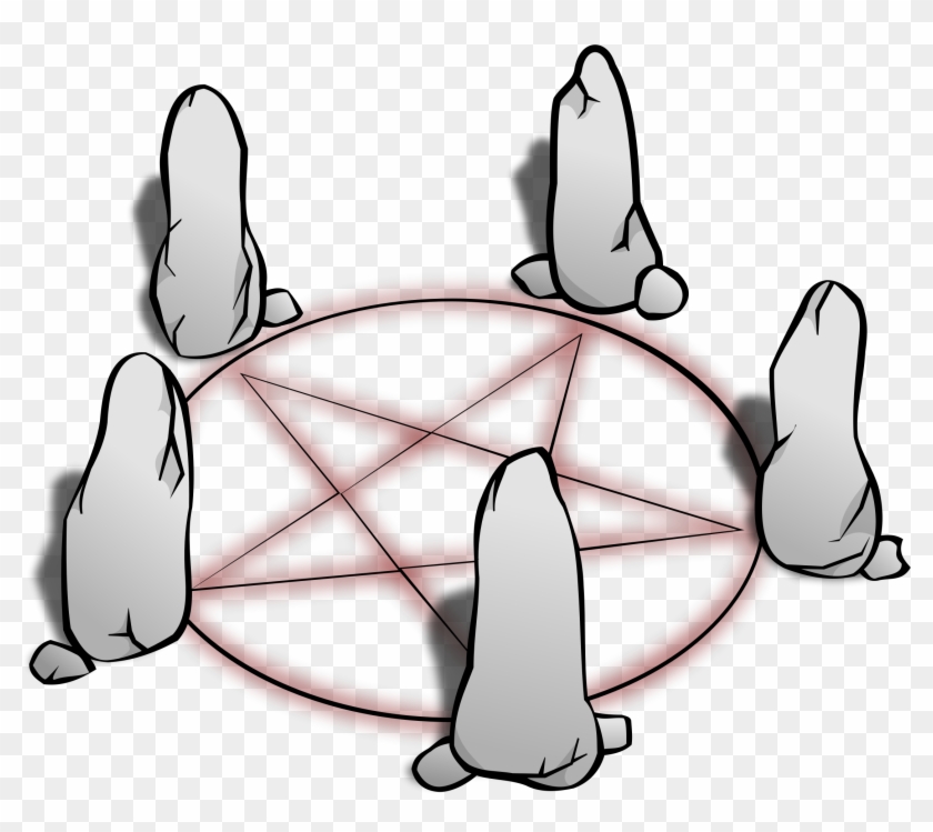 Rpg Map Symbols - Star In A Circle - Full Size PNG Clipart Images Download