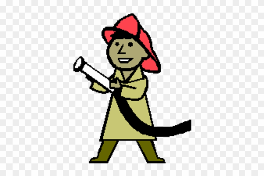 Montag Meets Clarisse - F Is For Firefighter Colouring - Full Size PNG ...