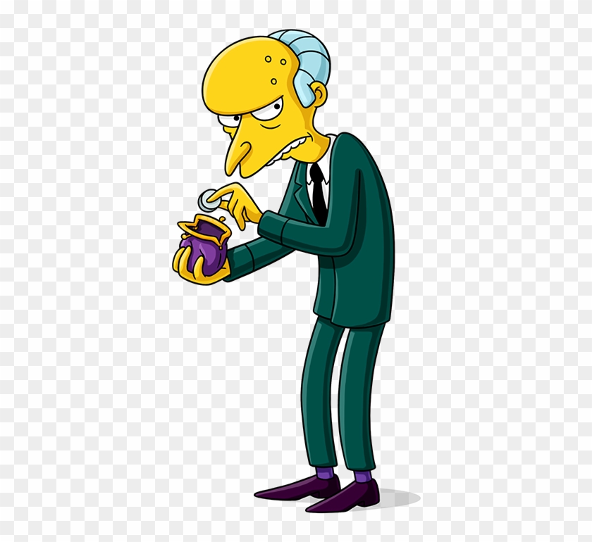 Swsb Character Fact Burns - Mr Burns The Simpsons - Full Size PNG ...