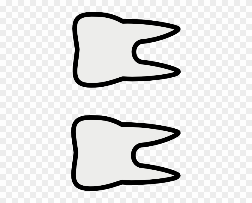 2 Teeth Clip Art - Two Front Teeth Clipart - Full Size PNG Clipart ...