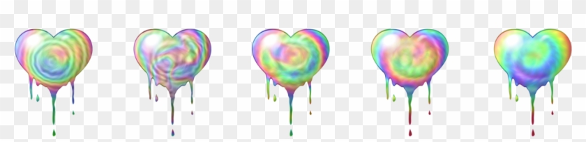 Rainbow Melting Candy Heart Set By Artmasterrich - Melting - Full Size ...