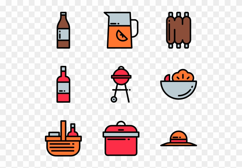 Picnic And Bbq Color - Picnic - Full Size PNG Clipart Images Download