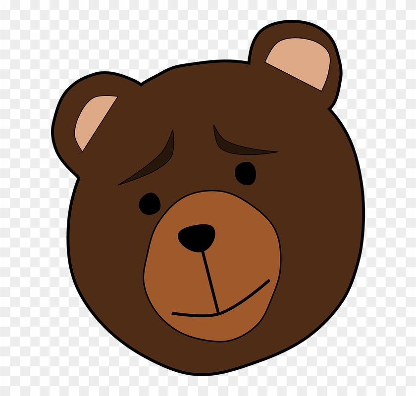 Bear Face Clip Art - Full Size PNG Clipart Images Download