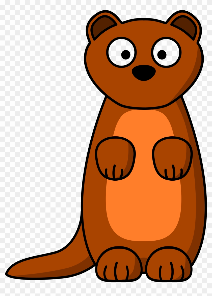 Cartoon Weasel - Weasel Clipart - Full Size PNG Clipart Images Download