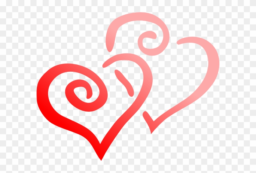 Black & White Clip Art Valentines - Full Size PNG Clipart Images Download