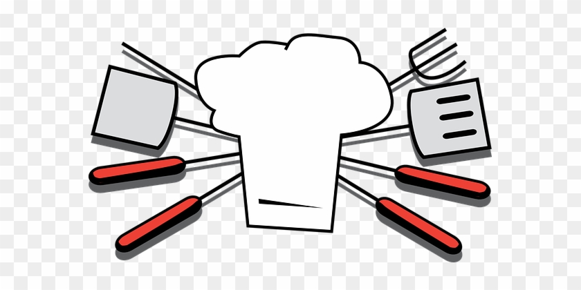 Grilling Tools Chef Hat Cooking Summer Bar - Bbq Clipart - Full Size ...